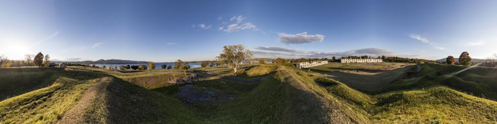 His Majesty Fort At Crown Point North West Rampart | Adirondacks, USA