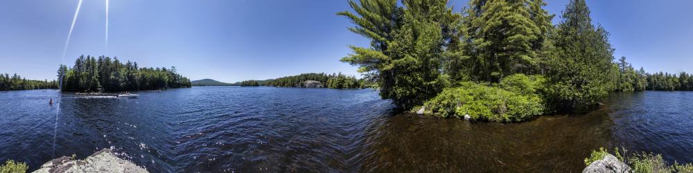 Lower Saranac Lake Saranac River Junction | Adirondacks, USA