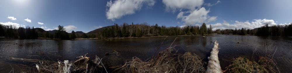 Marcy Dam Middle Of Lake | Adirondacks, USA
