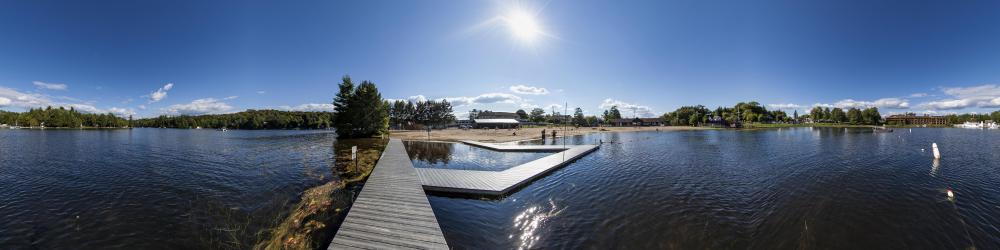 Old Forge Beach Dock | Adirondacks, USA