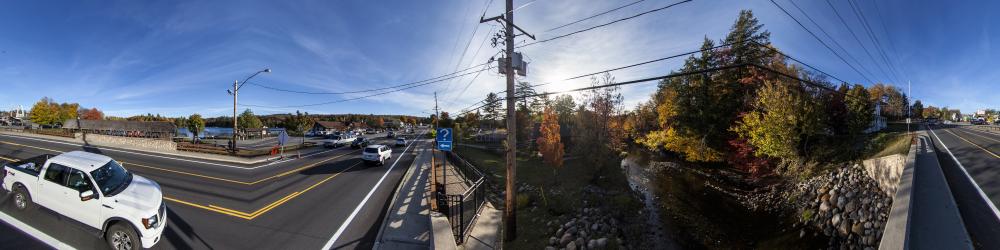 Old Forge Rt 28 Moose River Bridge | Adirondacks, USA