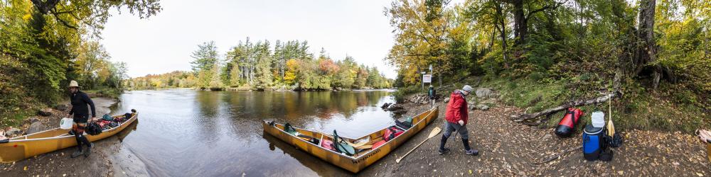 Raquette River Upper Falls Portage | Adirondacks, USA