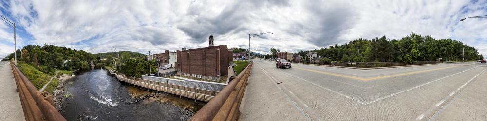 Saranac Lake Rt 3 Saranac River Bridge North | Adirondacks, USA