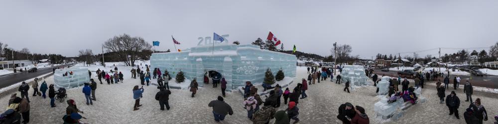 Saranac Lake Winter Carnival Ice Palace North | Adirondacks, USA