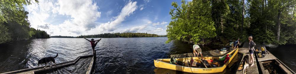 Upper Saranac Lake Campsite 17 Dock | Adirondacks, USA
