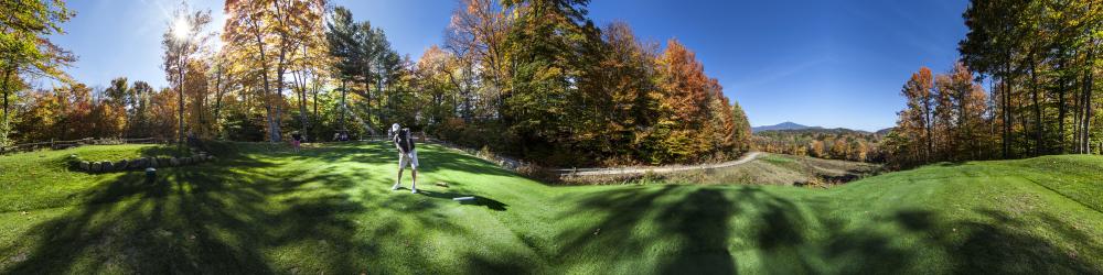 Whiteface Club and Resort Golf Course Tee Shot | Adirondacks, USA